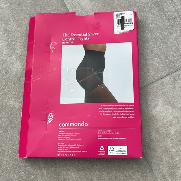 Commando | Accessories | Commando Essential Sheer Control Top Tights In ...